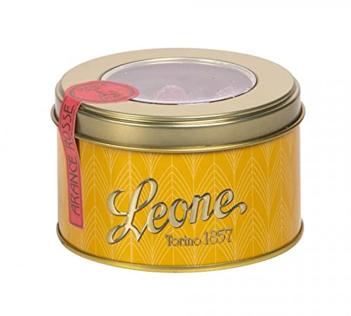 Leone Lemon Fruit Jellies in Round Tin 150 gr | EMPORIO ITALIANO