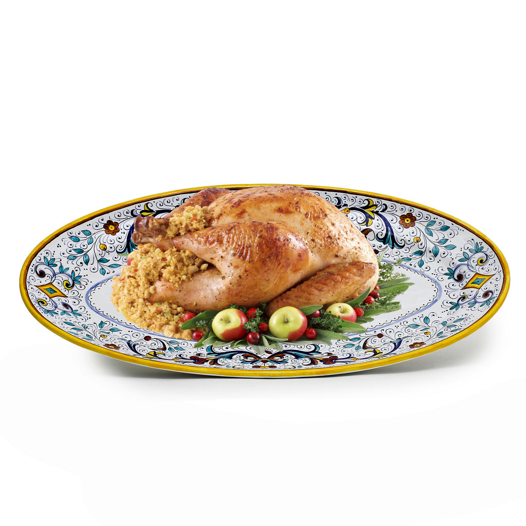 RICCO DERUTA DELUXE: Extra Large Oval Turkey Platter | EMPORIO ITALIANO