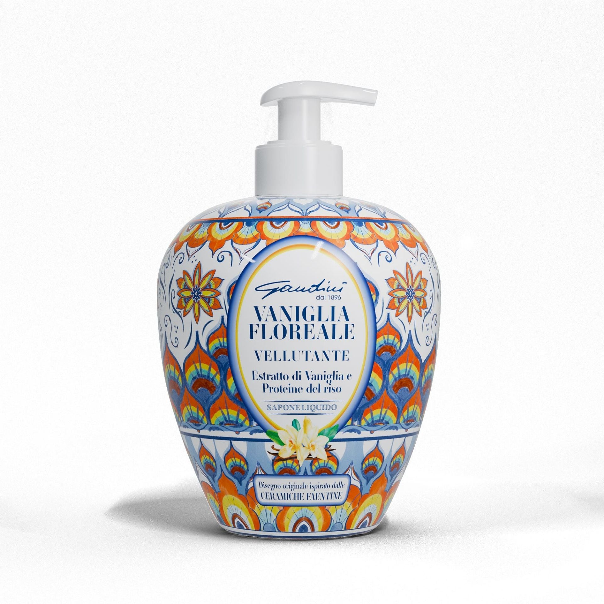 Gandini Italian Maiolica Design Liquid Hand Soap Vanilla – EMPORIO ITALIANO