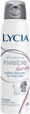 Lycia Deodorant Spray Invisible 150 ml – EMPORIO ITALIANO