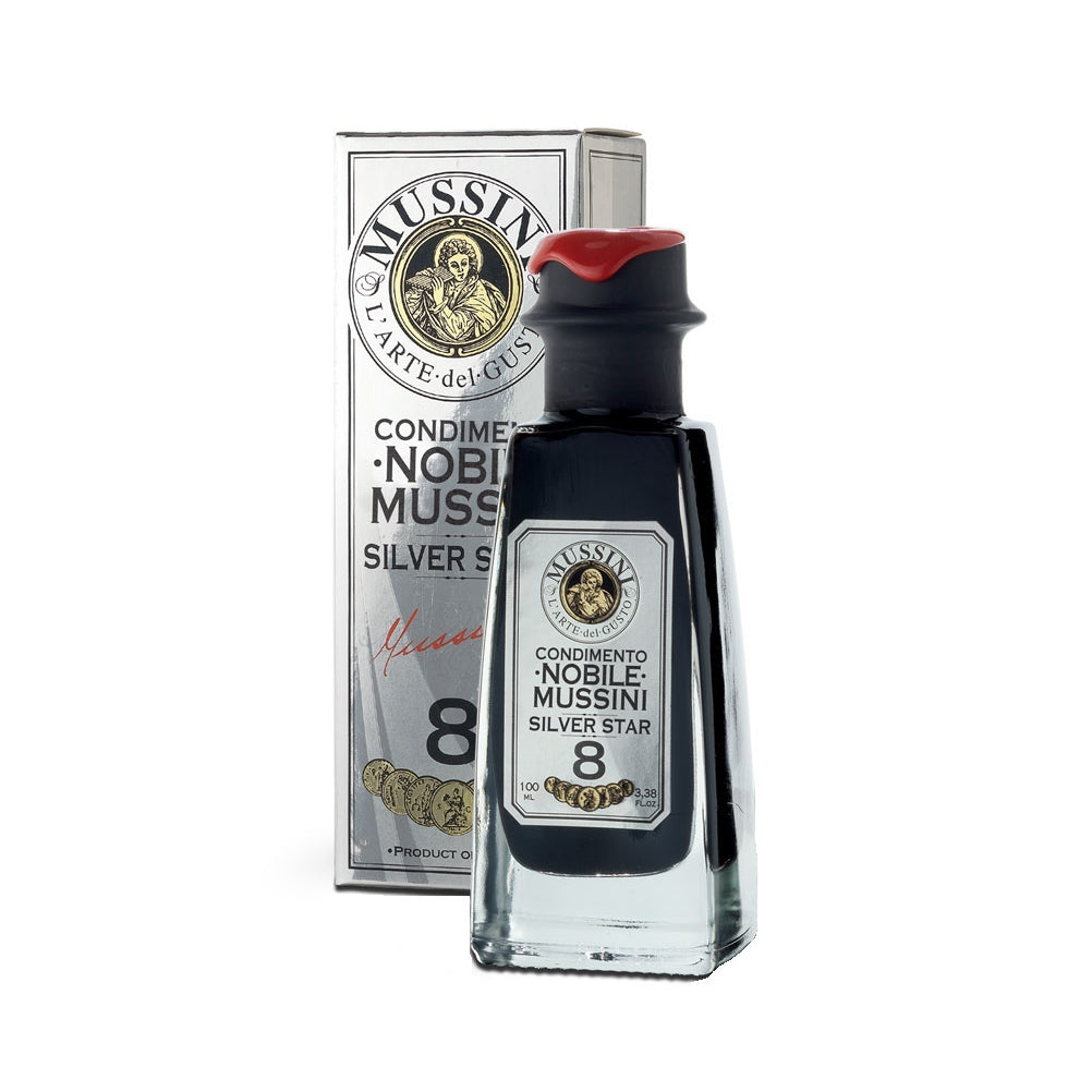 MUSSINI Balsamic Vinegar of Modena 8 Year Silver Star – EMPORIO ITALIANO
